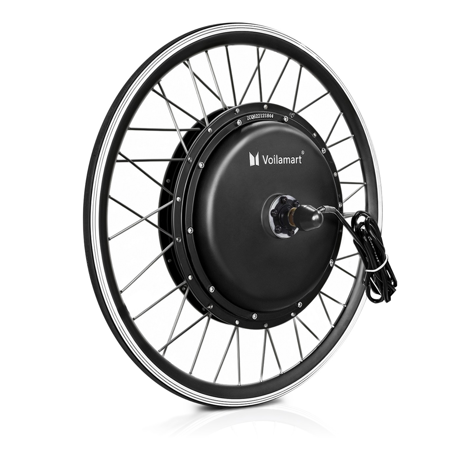 48V 1000W 20" Rear Brushless Gearless Hub Motor Wheel